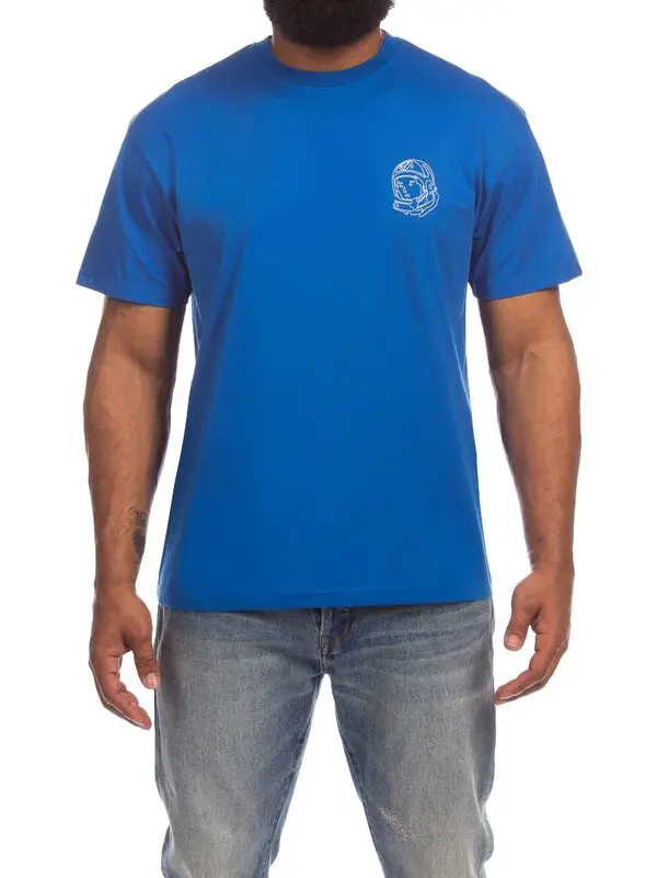 BILLIONAIRE BOYS CLUB Bb Linework Cotton Graphic T-shirt - Lapis Blue