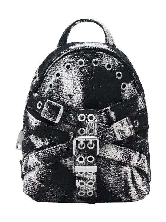 Desigual Distressed Mini Backpack - Black
