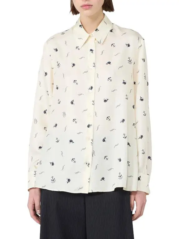 Max Mara Silk Shirt - Ivory