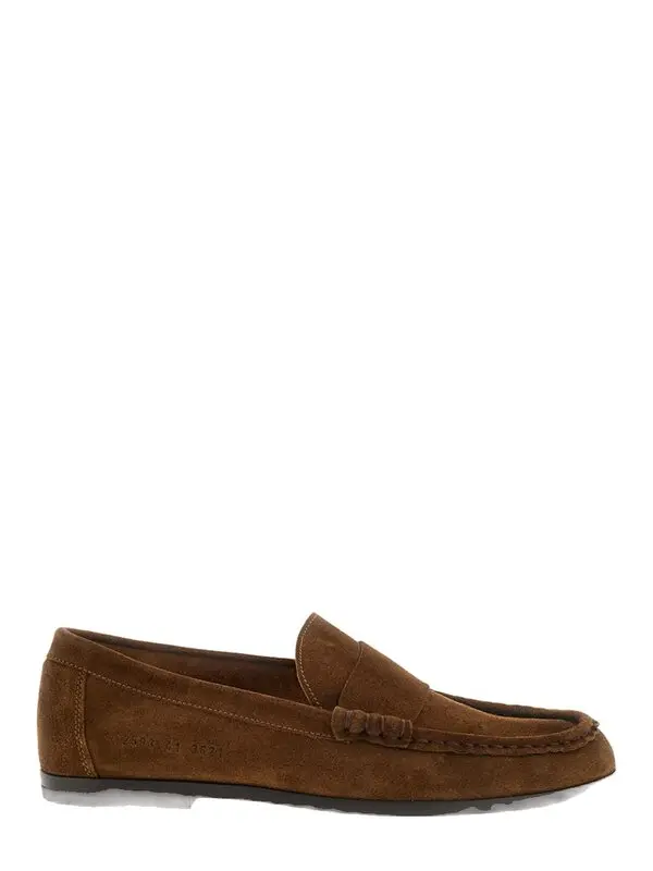 COMMON PROJECTS Mocassini In Suede - Marrone