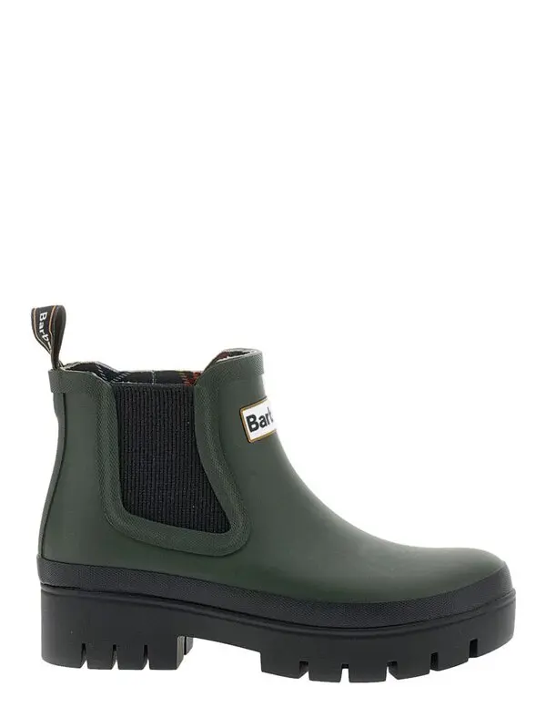 Barbour Stivaletti Halton Chelsea Welly - Verde