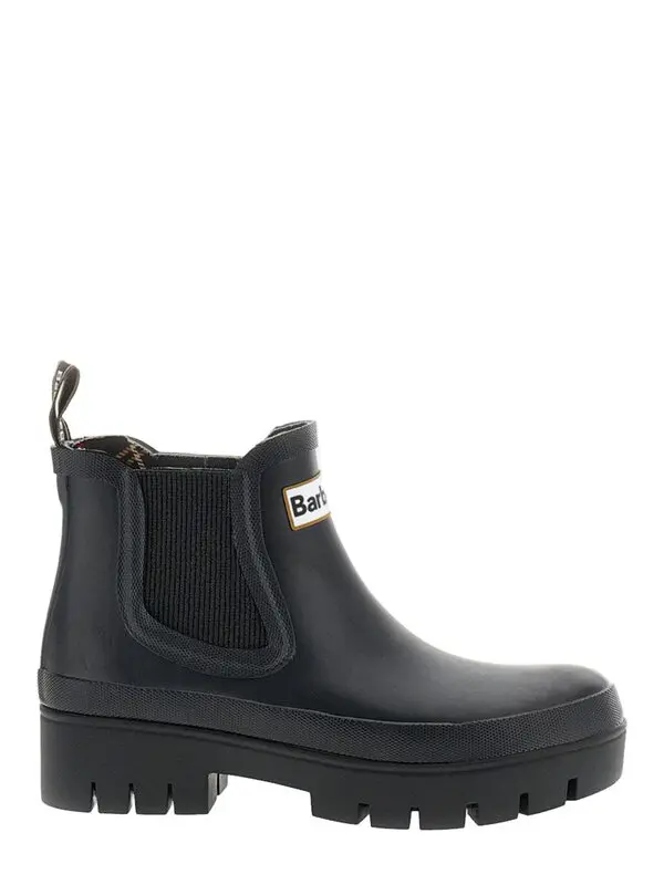Barbour Stivaletti Halton Chelsea Welly - Nero