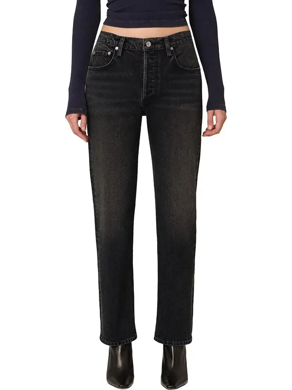 Citizens Of Humanity Savannah Cigarette Jeans In Stormy - Nero