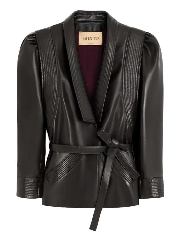 Valentino Garavani Nappa Leather Jacket - Black