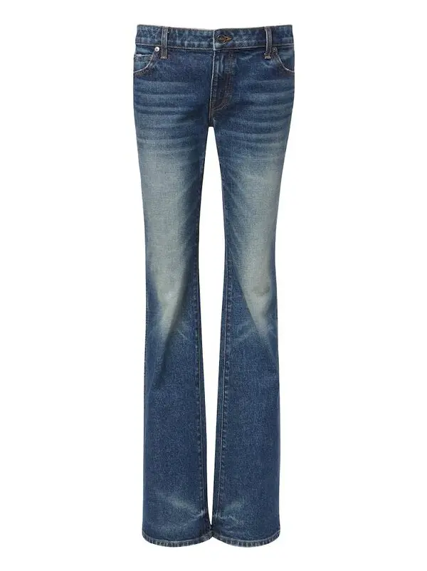 Khaite Low-rise Flared Jeans - Blue