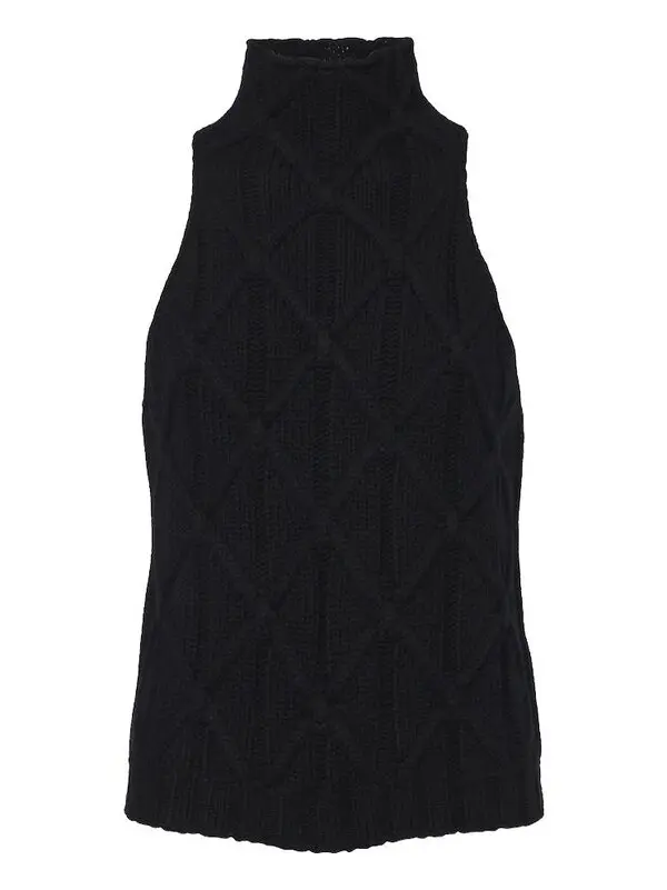Jardin Des Orangers Wool And Cashmere Top - Black