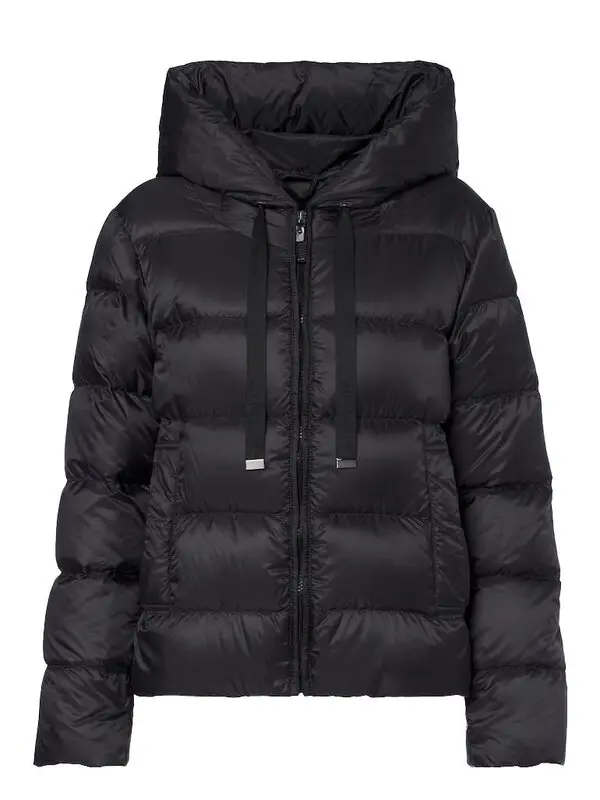 Max Mara Hooded Puffer Jacket - Black