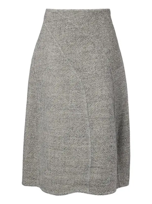 Proenza Schouler Gaella Wool-blend Midi Skirt - Grey