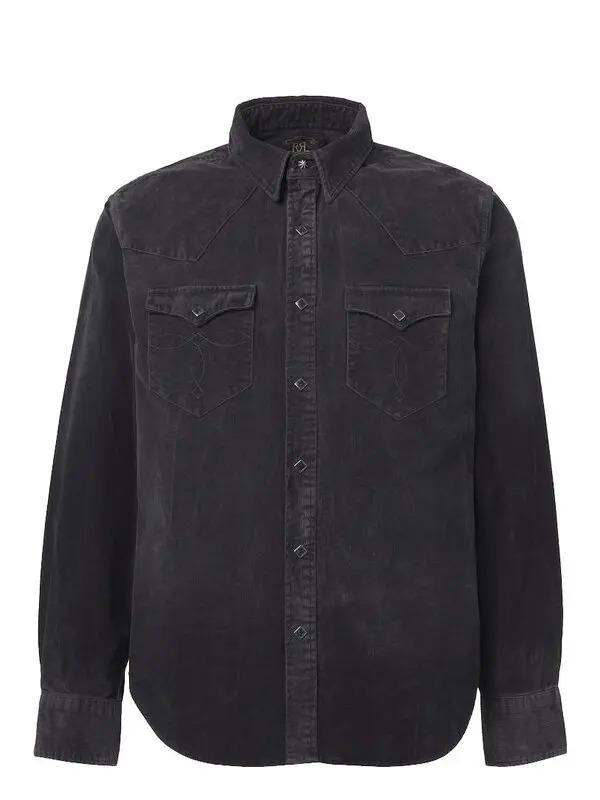 Ralph Lauren Cotton Corduroy Shirt - Black