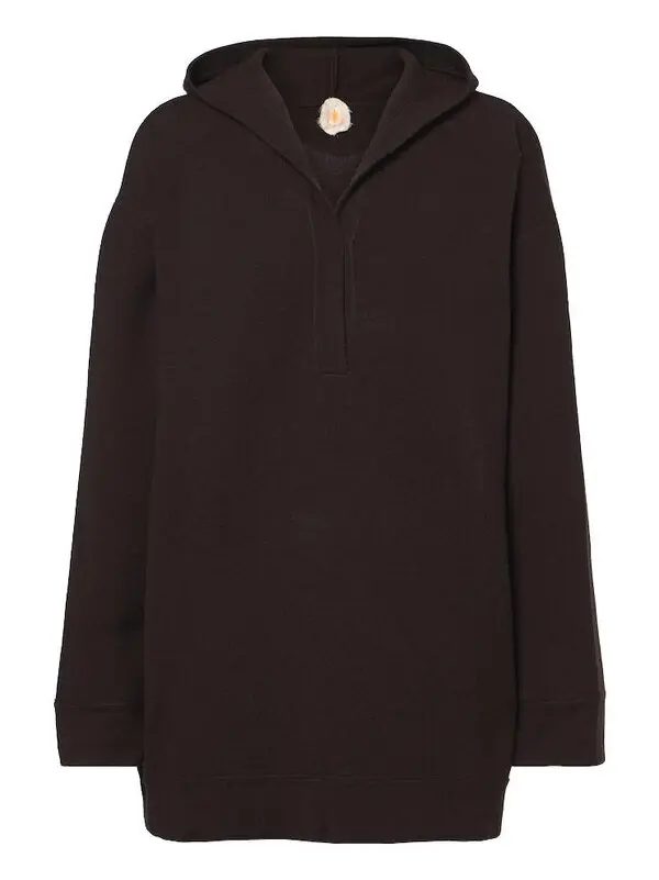 Jardin Des Orangers Hooded Wool And Cashmere Sweater - Brown