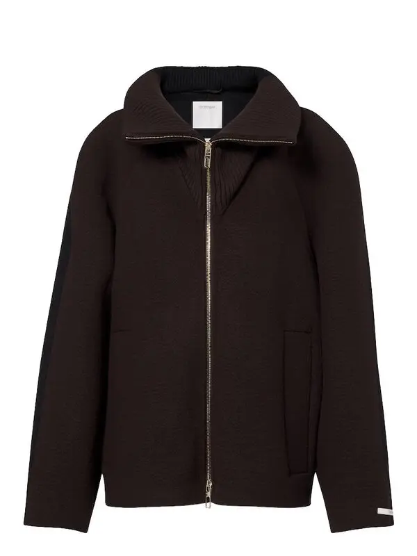 Sportmax Wool And Cashmere Jacket - Brown