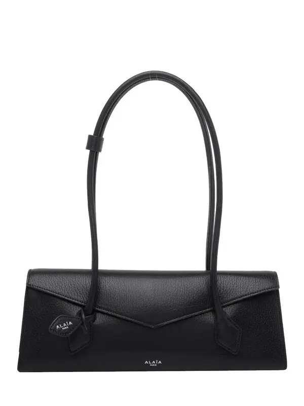 Alaïa Medium Teckel Flap Shoulder Bag - Black