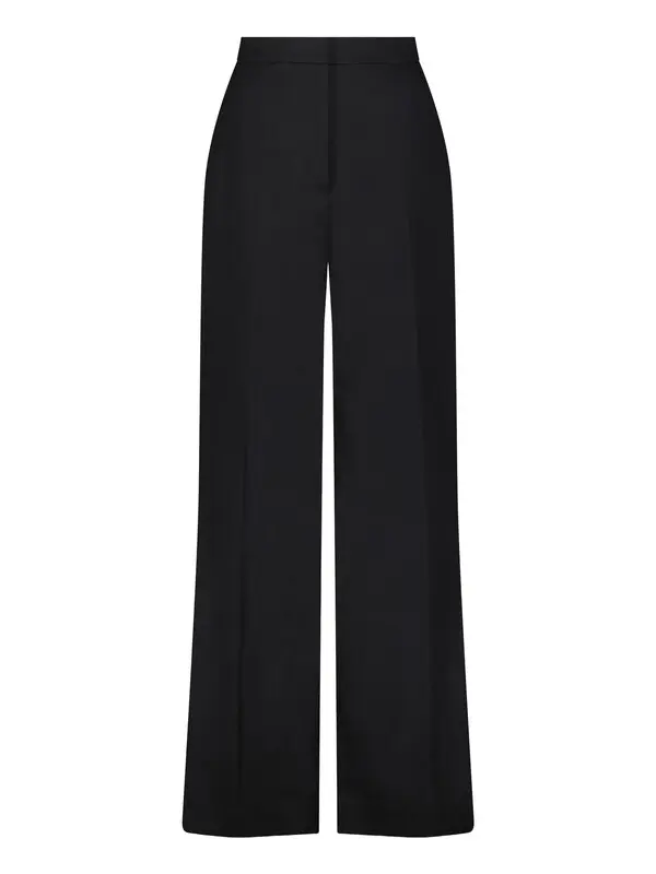 Lela Rose Molly Stretch Cotton Pant - Black