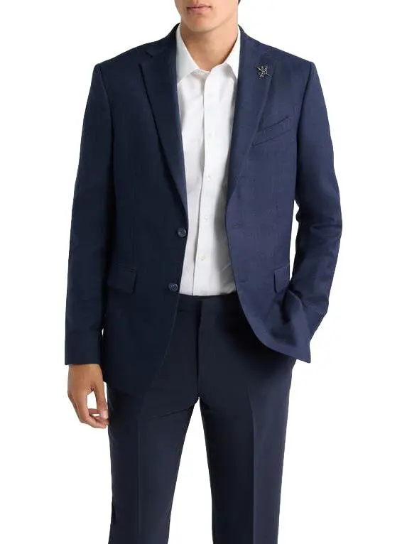 John Varvatos Bleecker Wool Suit Jacket - Navy