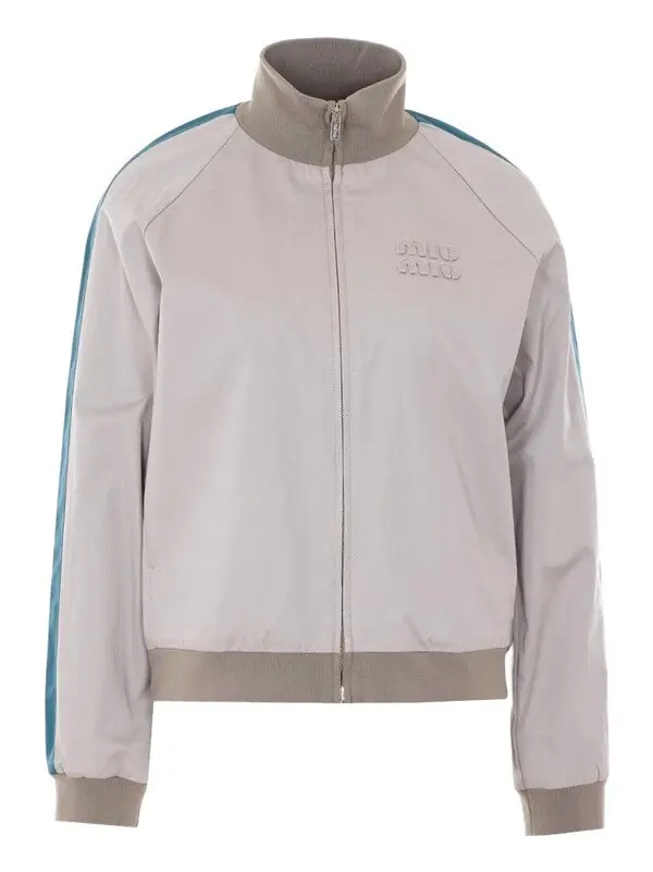Miu Miu Ripstop Tissue Jacket - Cream