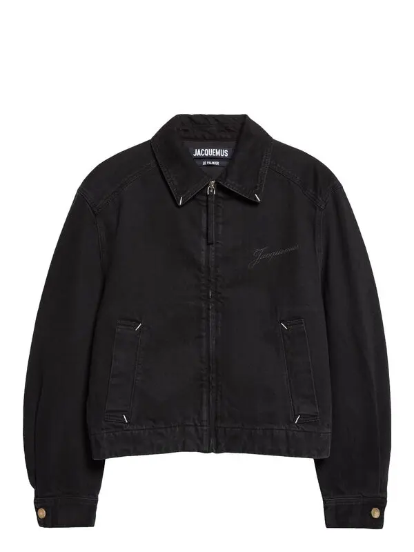 Jacquemus La Veste De-nimes Canevas Jacket - Black