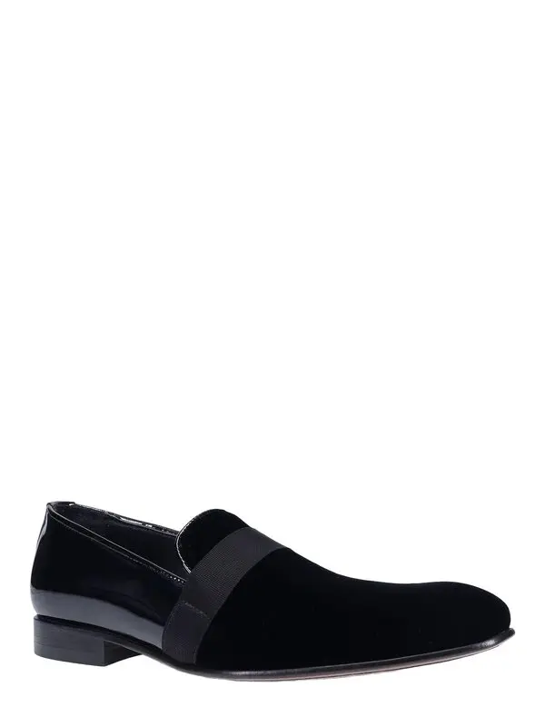 Ron White Baylor Smoking Loafer - Black/black