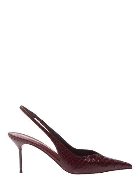 Paris Texas Lidia Slingback Pump - Deep Red