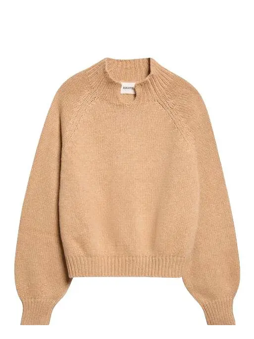 Khaite Cain Cashmere Sweater - Biscotti