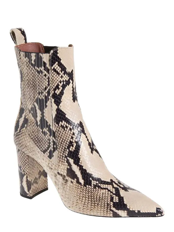 Paris Texas Anja Pointed Toe Chelsea Boot - Naturale