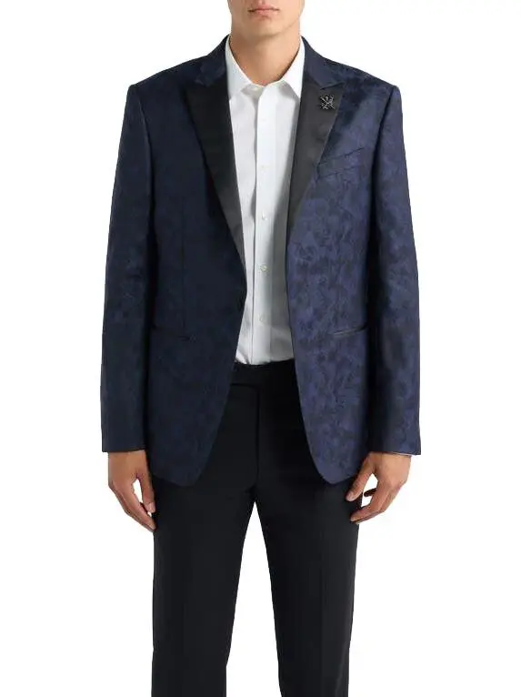 John Varvatos Brooklyn Wool Blend Sport Coat - Navy