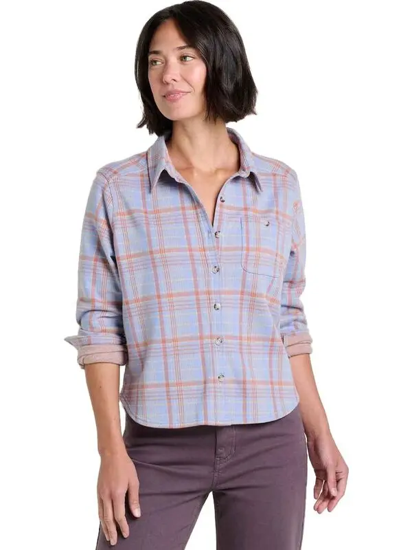 TOAD & CO Shadowbrook Long Sleeve Shirt - Rain Pattern