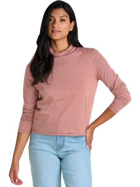 TOAD & CO Rosalie Long Sleeve T-neck - Campfire Pattern