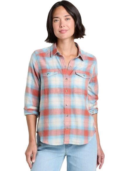 TOAD & CO Re-form Long Sleeve Shirt - Almond Pattern
