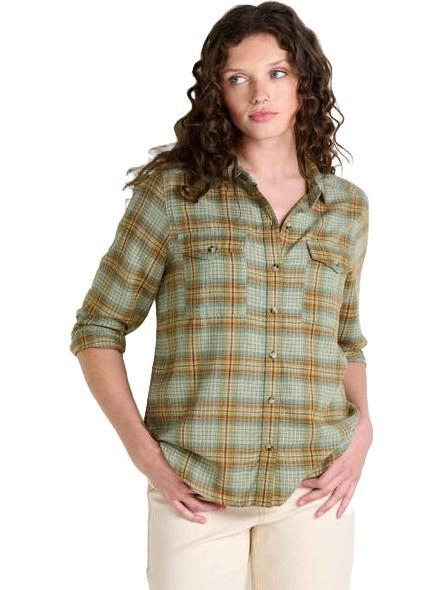 TOAD & CO Re-form Long Sleeve Shirt - Sandstone Pattern