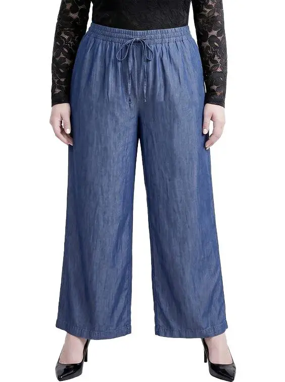 STANDARDS & PRACTICES High Waist Wide Leg Jeans - Rinse