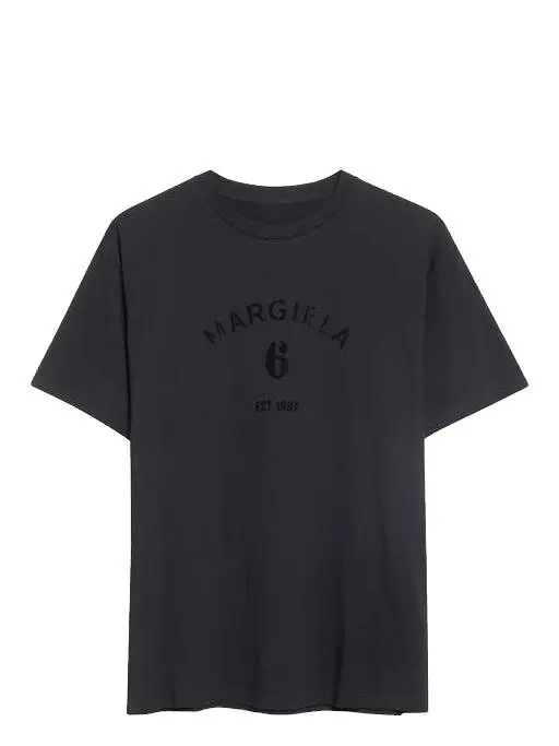MAISON MARGIELA Cotton Graphic T-shirt - Black