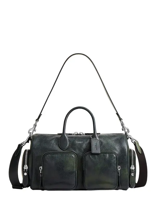 COACH Compass Bag 35 With Pockets - Navy/green