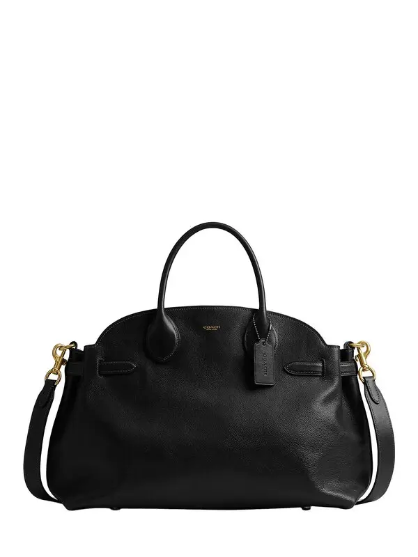 COACH Soft Empire Carryall Bag 40 - Brass/black