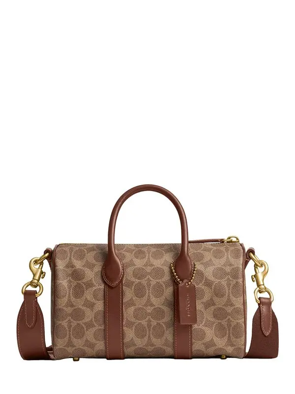 COACH Compass Bag 25 In Signature Upcraftedleather - Tan Multi