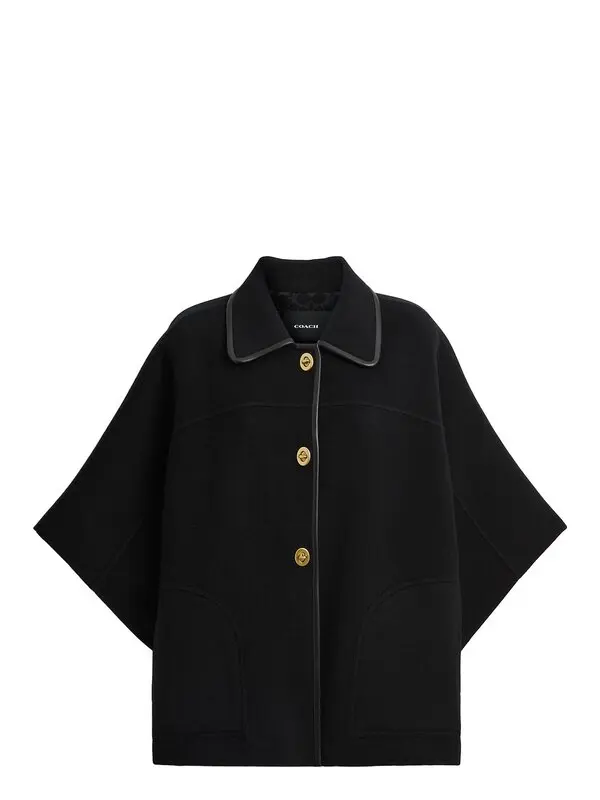 COACH Turnlock Cape - Black