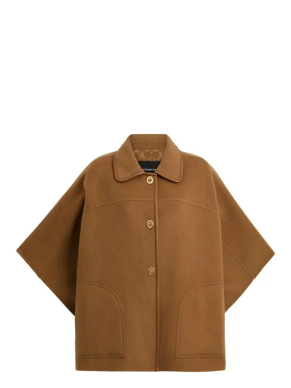 COACH Turnlock Cape - Camel