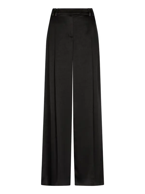 Serena Bute Satin Serena Trouser - Black