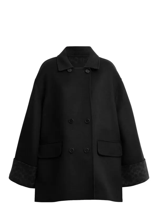 COACH OUTLET Signature Swing Coat - Black