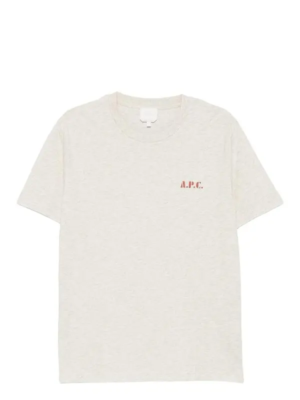 A.p.c. Neutrals T-shirts & Vests T-shirts - Cream