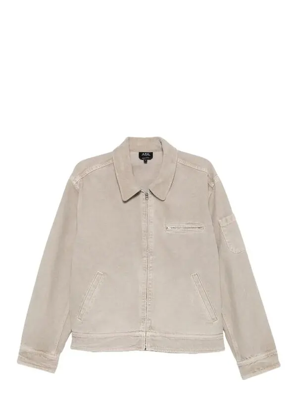 A.p.c. Neutrals Jackets Denim Jackets - Cream