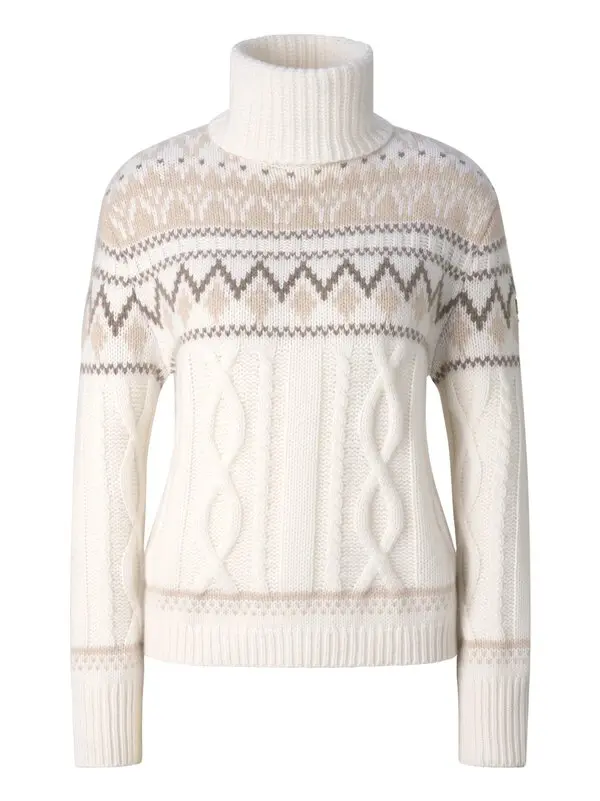 Bogner Lorely Cashmere Sweater - Off-white/beige
