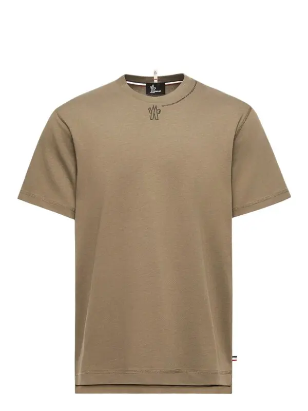 Moncler Coordinates Logo Cotton T-shirt - Green