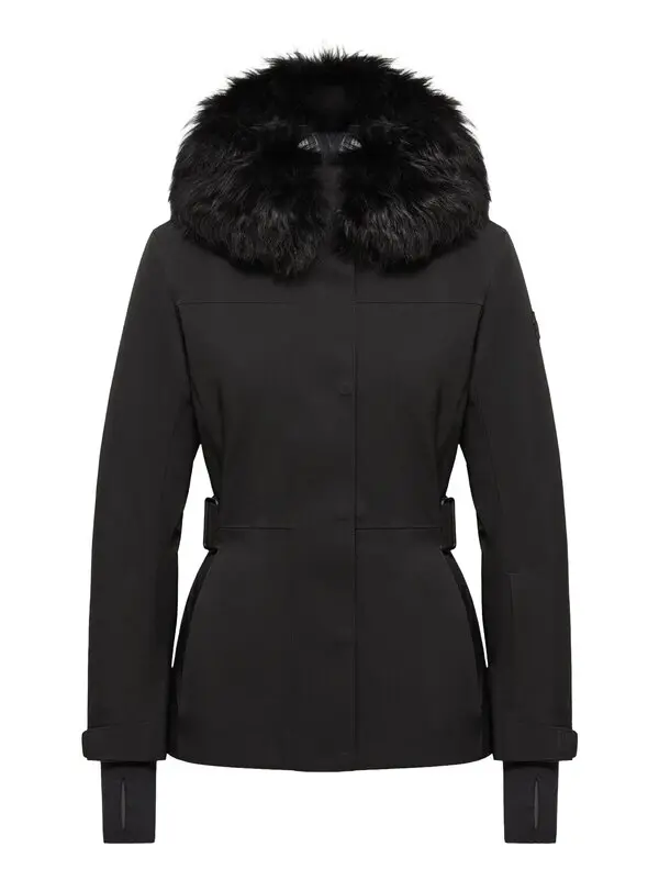 Moncler Loira Padded Hooded Ski Jacket - Black