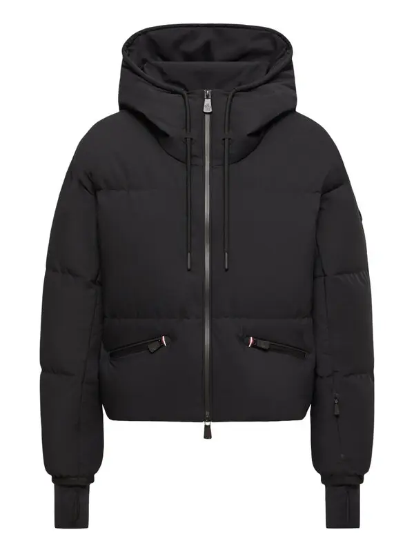 Moncler Allesaz Hooded Insulated Ski Jacket - Black