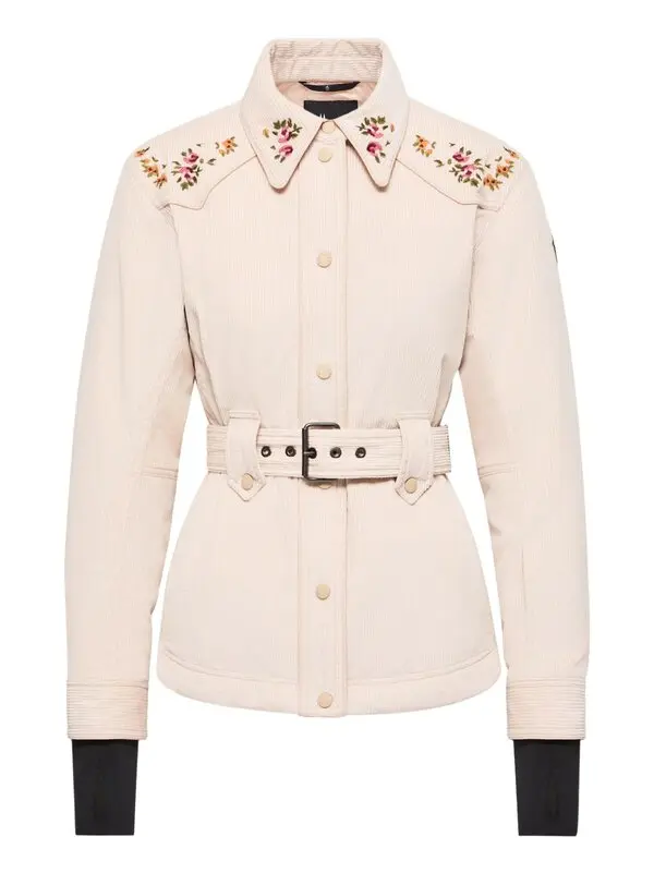 Moncler Olonne Insulated Ski Shirt Jacket - Beige