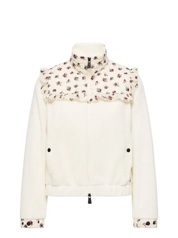 Moncler Polartec® Floral Print Sweatshirt - White