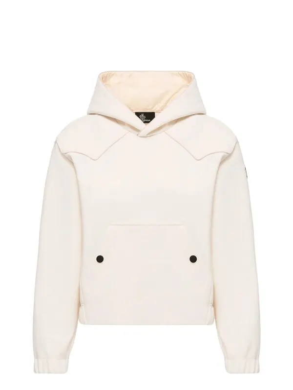 Moncler Interlock Hoodie - White