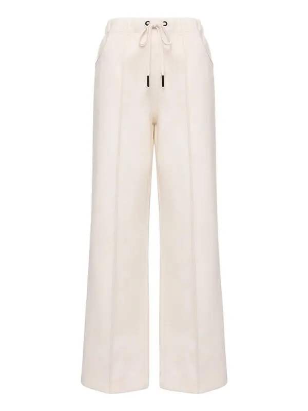 Moncler Interlock Sweatpants - White