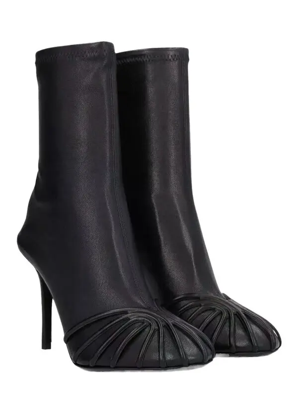 ALEVI MILANO Karen Cage-detail Ankle Boots - Black