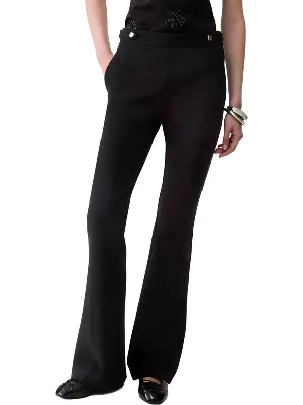 Liu Jo Elegant Flare Pants - Black